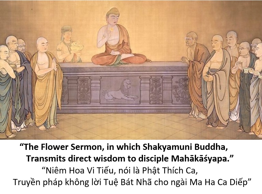 Niêm Hoa Vi Tiếu - The Flower Sermon – Song ngữ - Buddha Lessons